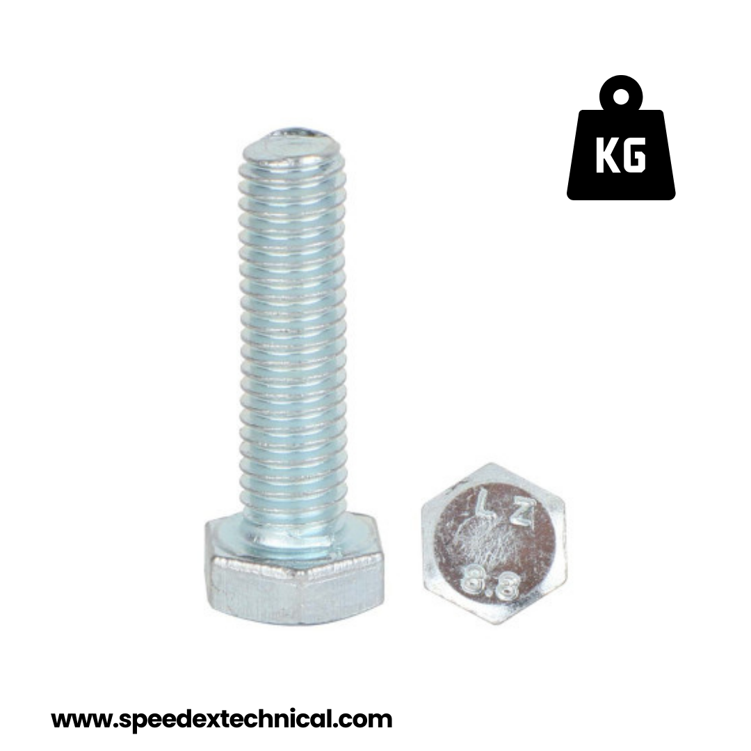GI Hex Bolt Din 933 - KG – Speedex Technical