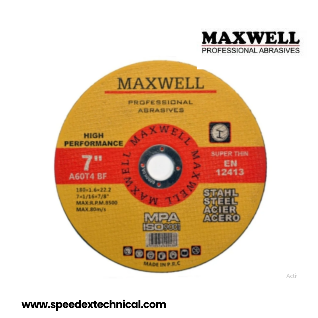 Maxwell Metal Cutting Disc | Precision Cutting | Speedex Technical