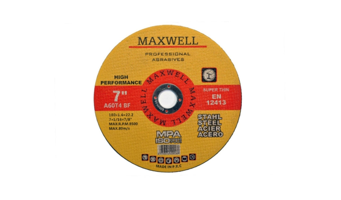 Maxwell Metal Cutting Disc | Precision Cutting | Speedex Technical